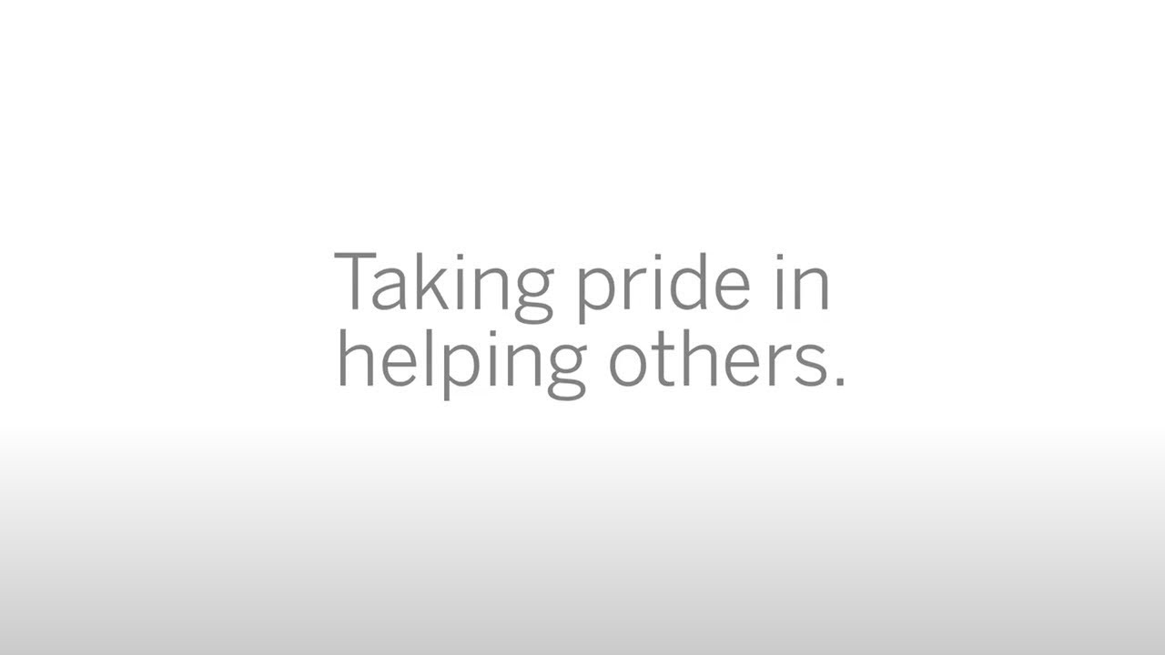 Take pride in helping others.