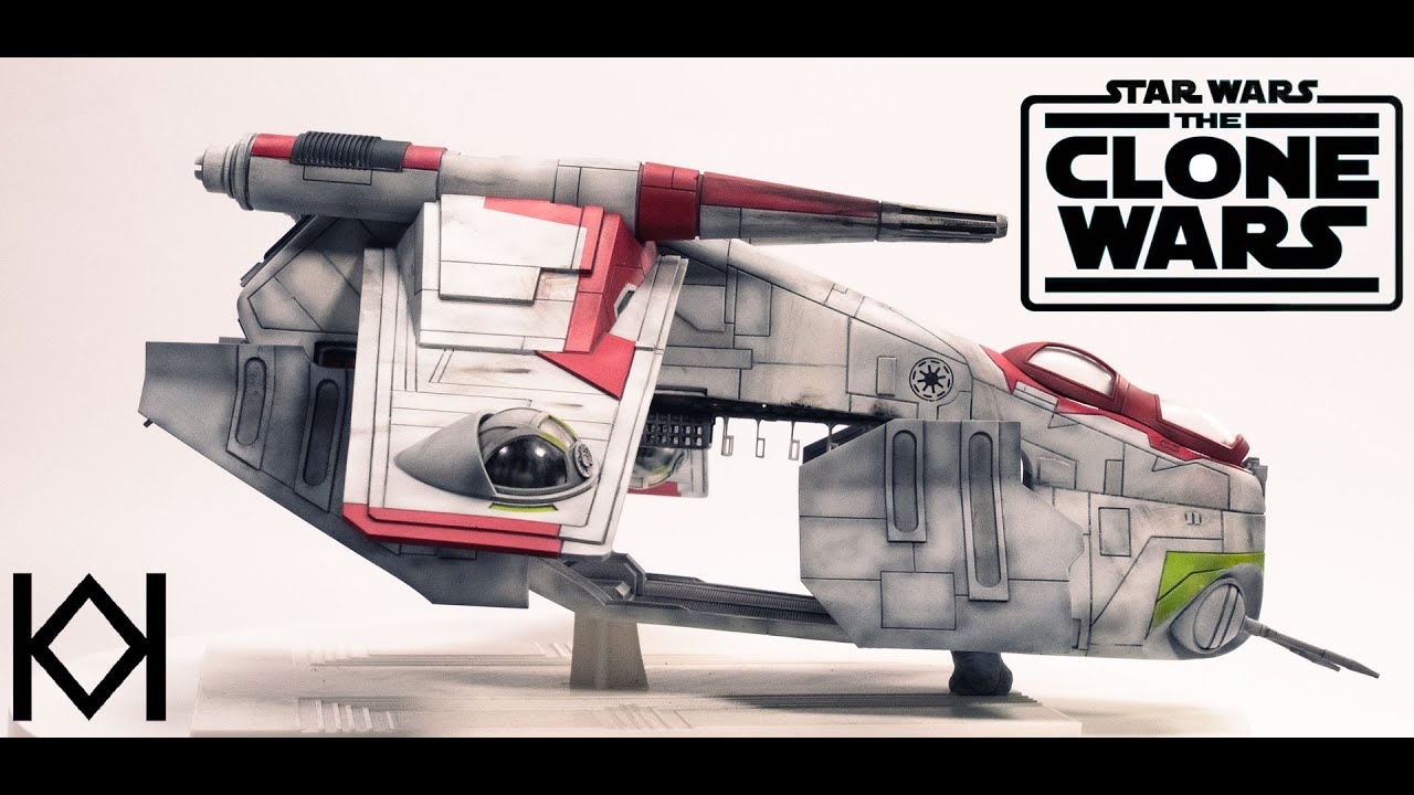 3D Print and Paint a Clone Wars Republic Gunship | Star Wars Legion