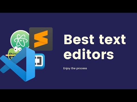 Best text editors 2021 for web development and programming