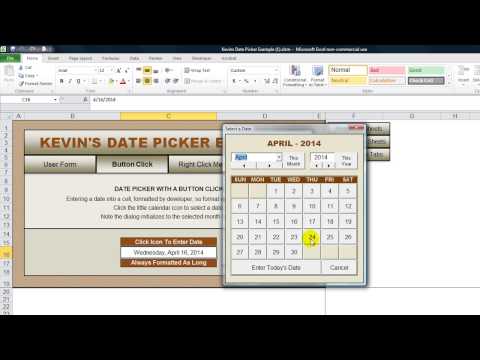 Kevin Carter's Date Picker - Download Now FREE