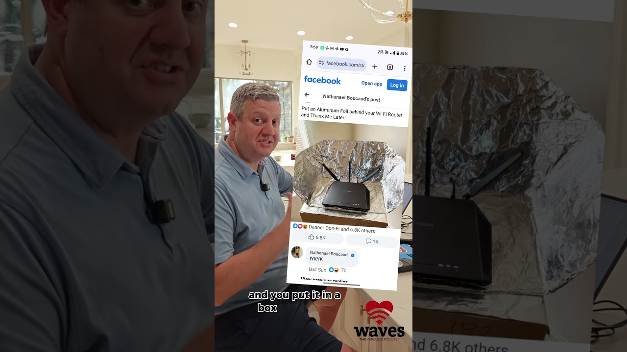 🧐🛜💥 Can Aluminum Foil boost your #WiFi? I tested it!!!