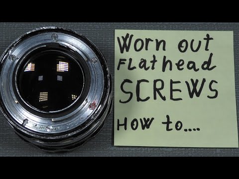 Worn out flathead screws how to unscrew it | New homemade tool