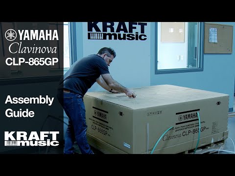 Yamaha Clavinova CLP-865GP Digital Grand Piano - Assembly Guide