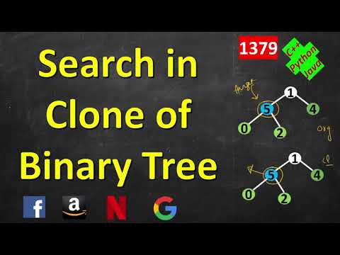 Learn Find a Node of a Binary Tree in a Clone of That Tree | LeetCode 1379 | C Java Python ...