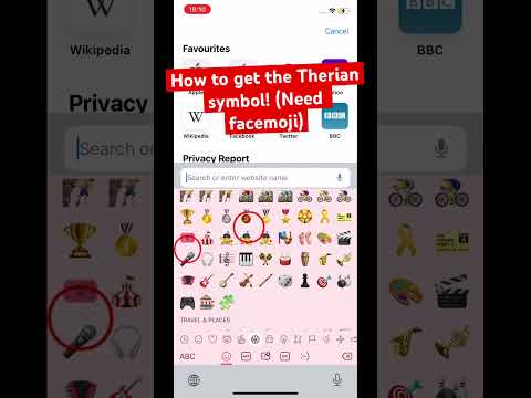 How to get Therian symbol (need facemoji) #therian #symbol #facemoji