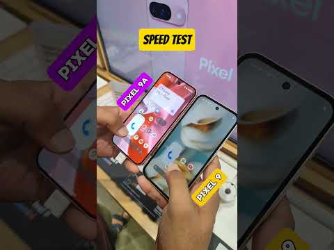 Pixel 9A vs Pixel 9 Speed Test | #iphone #pixel9a #pixel9series #pixel #iphone17air