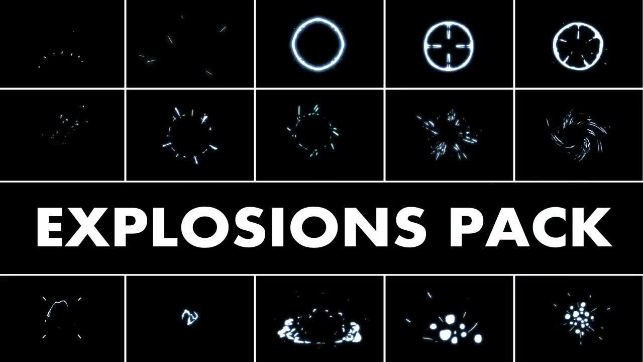 Explosion Elements Pack 2 Stock Motion Graphics