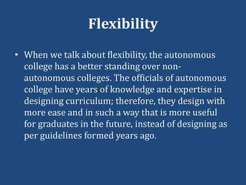 Is it good to study in an autonomous college?