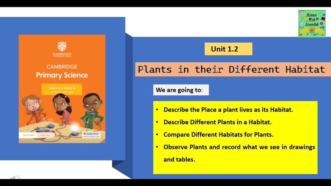 Cambridge Learners Primary Grade2 |Unit1.2 | Plants in their Different Habitat| Second Edition