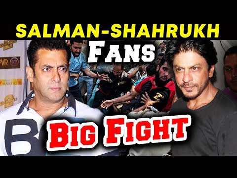 FAN WAR : Shahrukh And Salman FANS FIGHT On The Issue Of Wikipedia