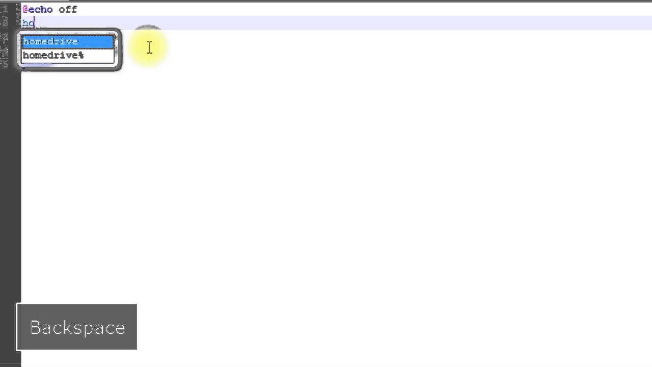 batch file tutorial 3 (set command, getting user input)