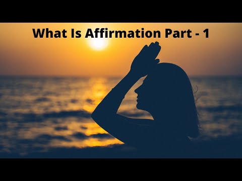 What is AFFIRMATION in HIND | Affirmation Meaning In HINDI | Affirmation Kya Hai.