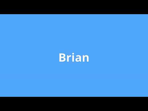 what is the meaning of Brian