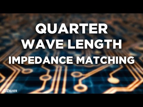 Quarter Wavelength Impedance Matching