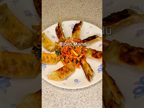 Bibim Mandu: Crispy Dumplings with a Zesty Twist! #BibimMandu #KoreanFood #EasyRecipes #Dumplings