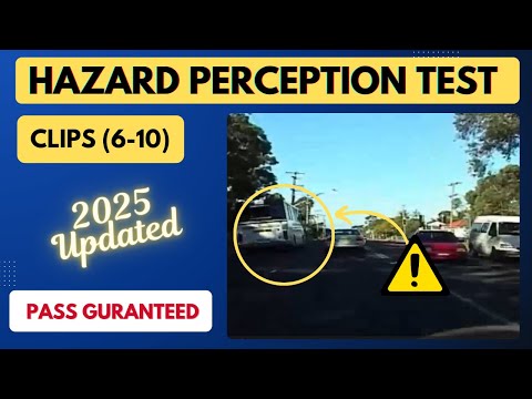 2025 REAL HPT CLIPS | Hazard Perception Test Australia #hazardperceptiontest