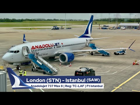 Flight Review: London (STN) - Istanbul (SAW) | Anadolujet Boeing 737 Max 8
