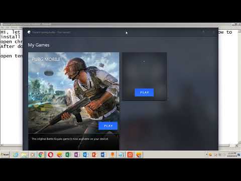 Update pubg 0.9 in Tencent emulator from apkpure part 1