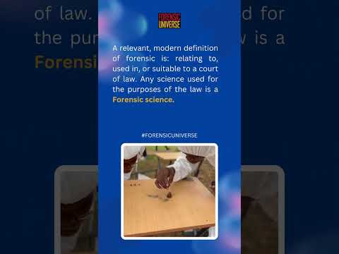 What is Forensic Science?