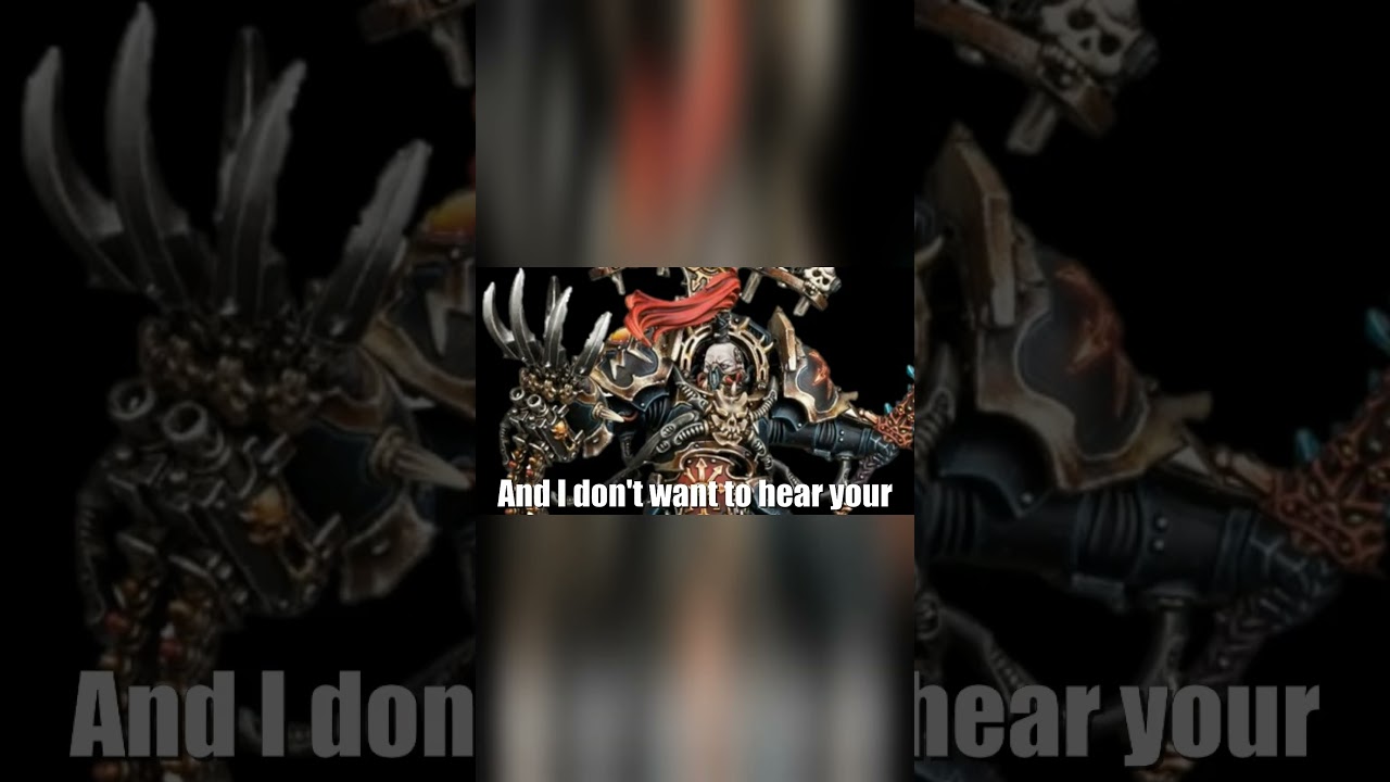 Warhammer 40k Meme Dub: Abaddon the Despoiler Gets Annoyed By The Horus Heresy Alpha Legion Saboteur