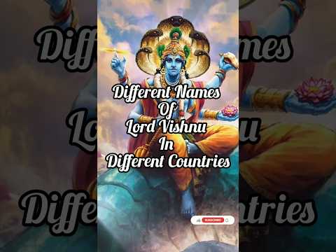 Different Names of Lord Vishnu in Different Countries 😱🔥#shorts #viral#vishnu ||@Factboy_3CK 🔱||