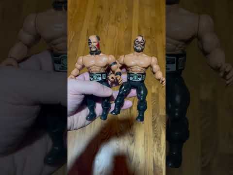 Pro Wrestlingโs Road Warriors. #vintagetoys, #1980โs,#wrestling
