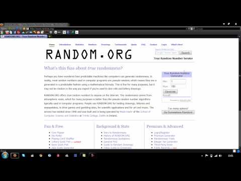 Randomize Numbers | Random.org