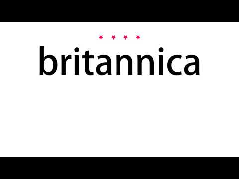 How to pronounce britannica - Vocab Today