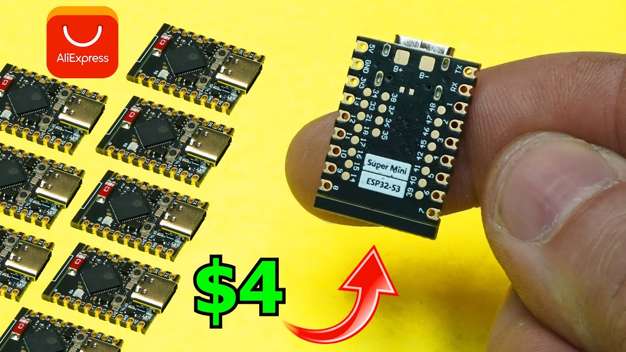 The $4 Beast: ESP32-S3 Super Mini is INSANE!