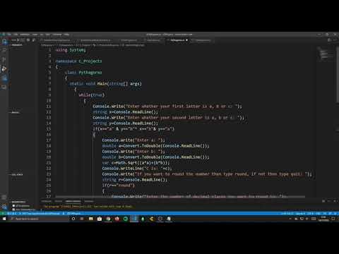 How To Create A Pythagoras' Theorem Calculator In C#