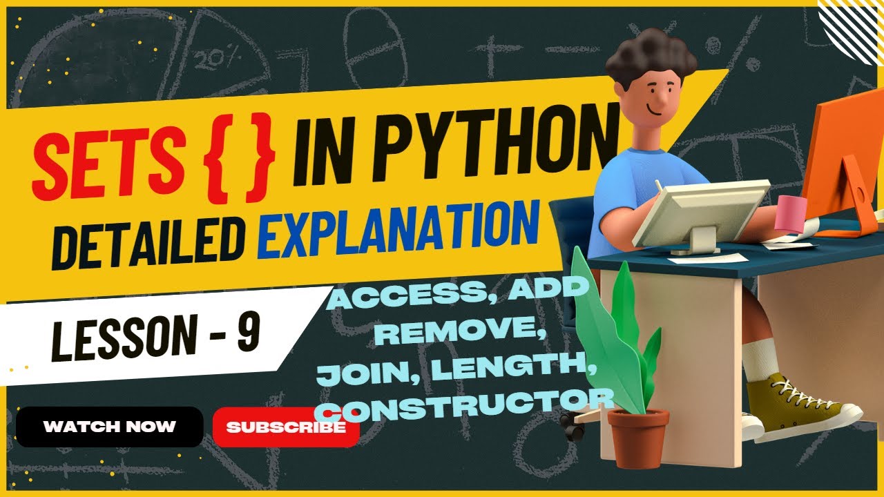 Sets in Python | Python for Beginner | Add Remove Join Access Sets Items | Python Tutorial