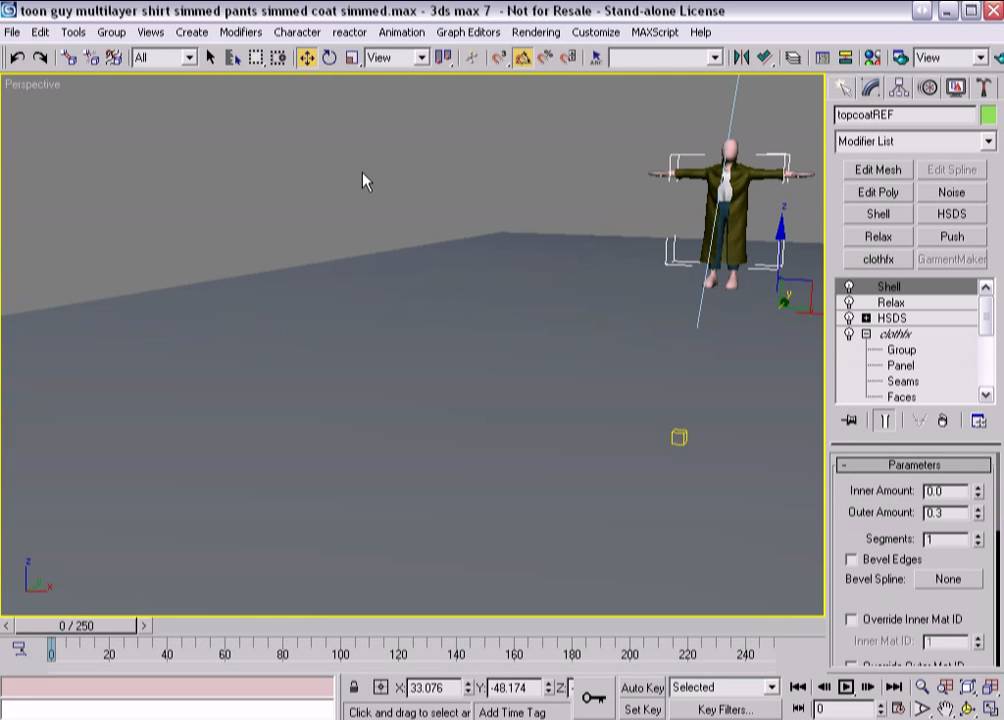 3ds Max Cloth Tutorial 1/14