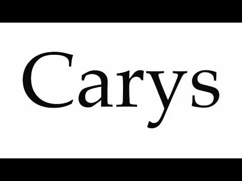 How to Pronounce Carys