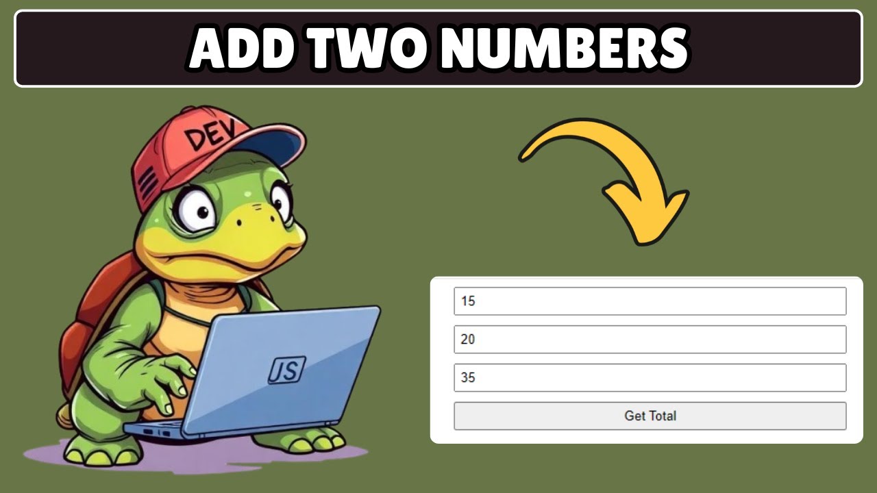 How to Add Two Numbers in Javascript using Textbox