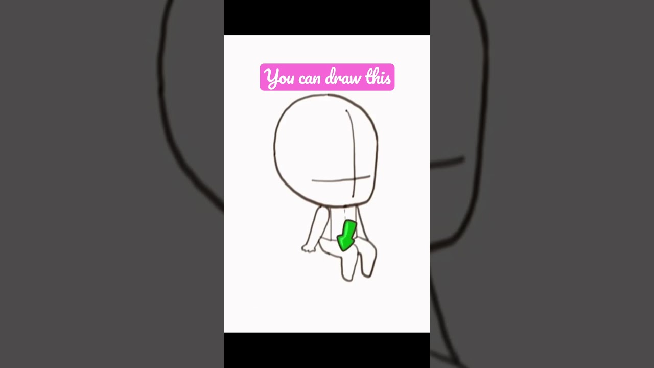 LEARN HOW TO DRAW A CHIBI CHARACTER #shortsvideoviral  #shortsvideo  #procreate