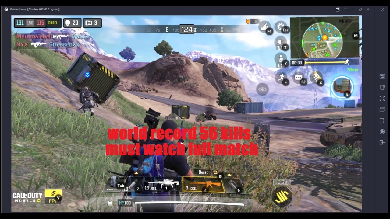 OMG WORLD RECORD! 56 kills in COD MOBILE.must watch full video