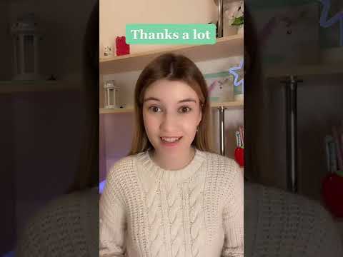 Other ways to say THANK YOU