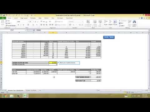 Excel Tip 0414 2 Calculate Estimated PCB Submit Tax Return Malaysia
