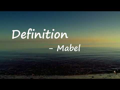 Mabel - Definition (Lyrics)