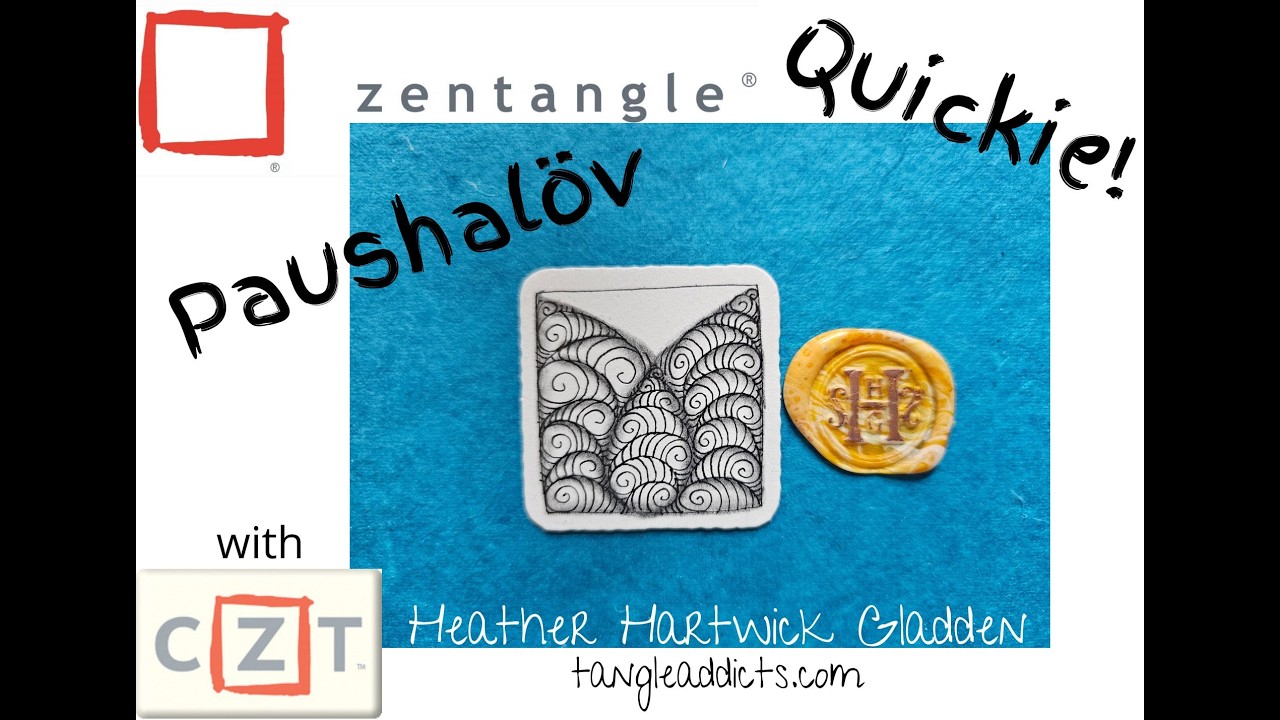 Paushalöv | Zentangle® Quickie