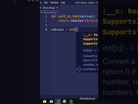 Python program to convert Temperature from celcius to Fahrenheit.#codm#education #pythonprogramming