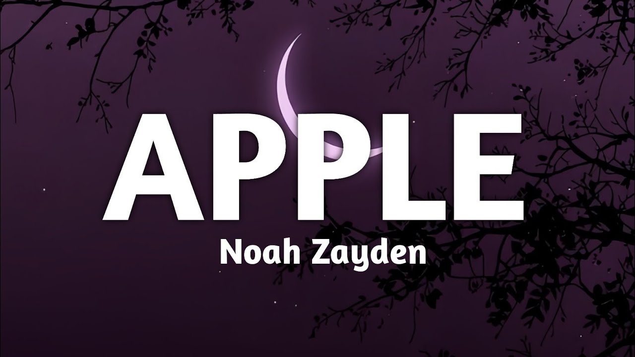 Noah Zayden - APPLE (Lyrics)