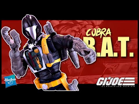 Hasbro G.I.JOE Classified Series Cobra B.A.T. Figure @TheReviewSpot
