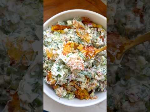 Crispy Potato Salad | Creamy, Herby & Full of Flavor! 🥔✨