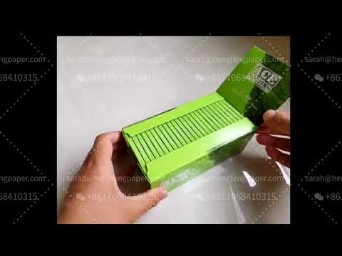 Custom Rolling Paper Booklets Green Color