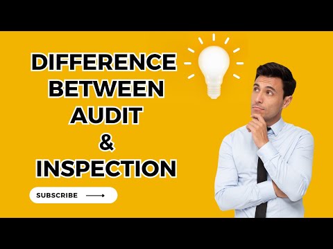 SAFETY TIPS - DIFFERENCE BETWEEN AUDIT & INSPECTION .