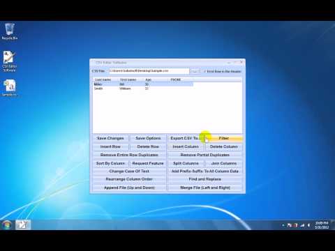 How To Use CSV Editor Software