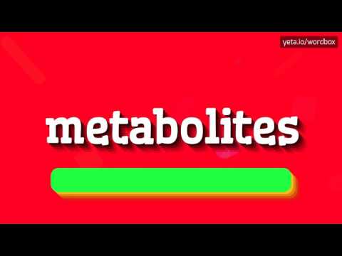 METABOLITES - HOW TO PRONOUNCE IT!?