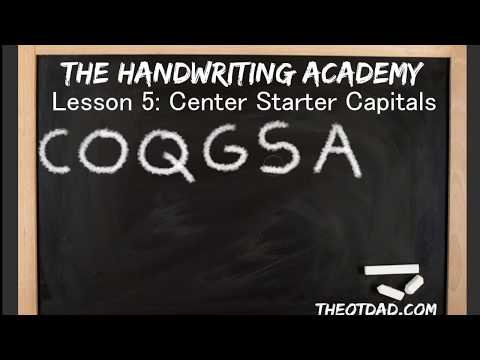 THA Lesson 5: Center Starter Capitals