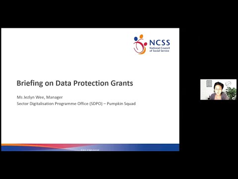 Webinar on PDPA Amendment, 14 Apr 2021 – Briefing on the Data Protection Grants by NCSS